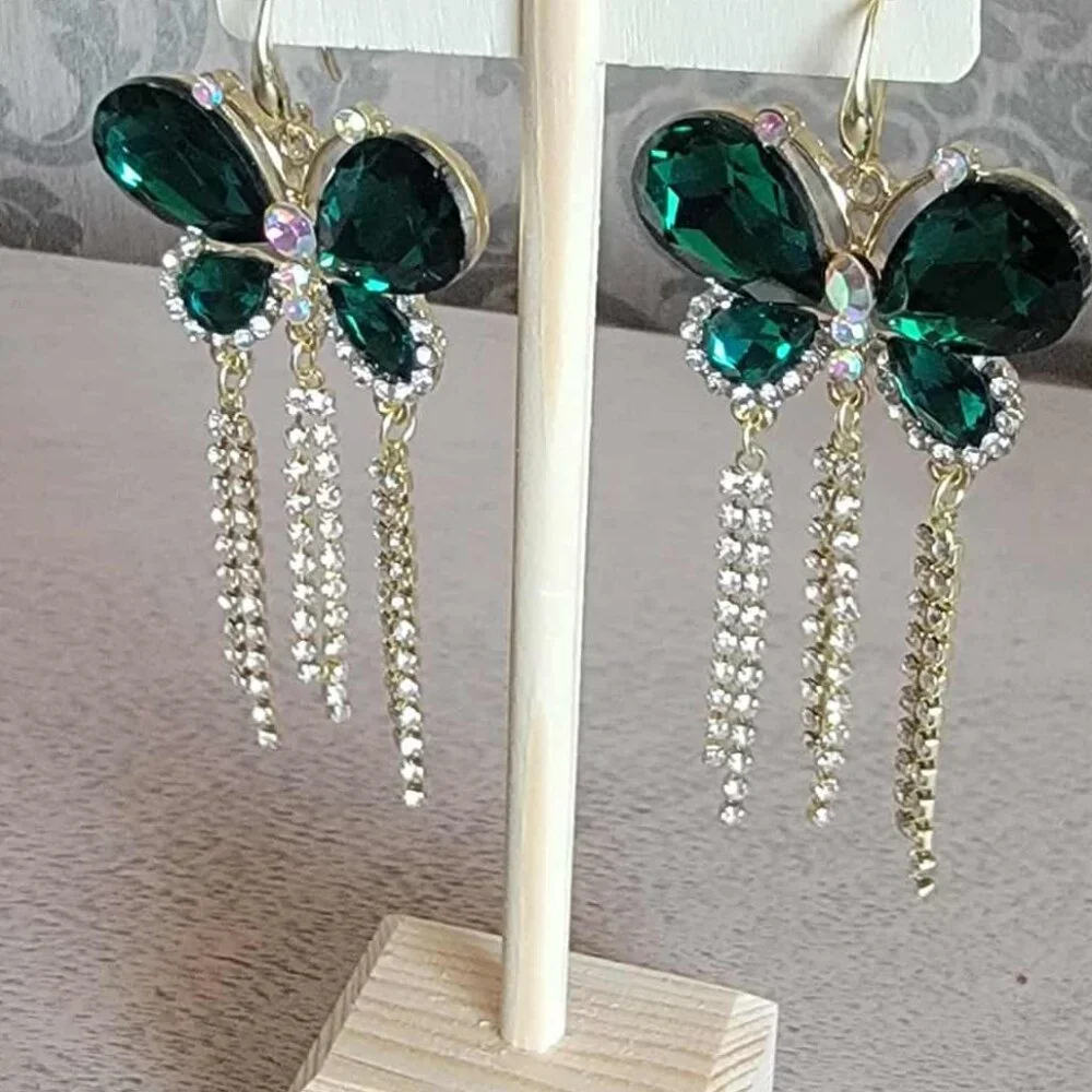 Jewelry | Butterfly Austrian Crystal Earrings | Poshmark